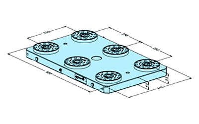 ER-033902－MTS ベースプレート 410 x 660 P
